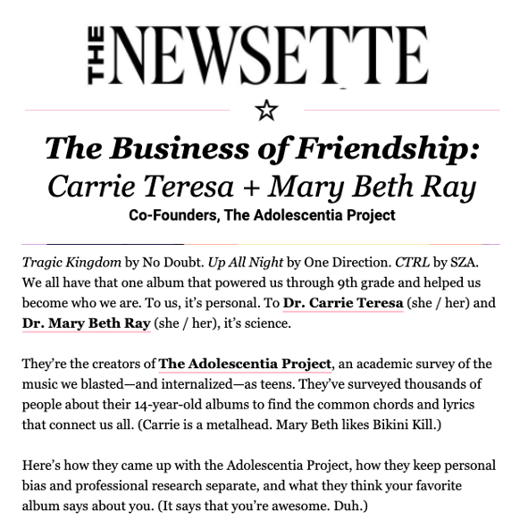 Media – Mary Beth Ray, Ph.D.